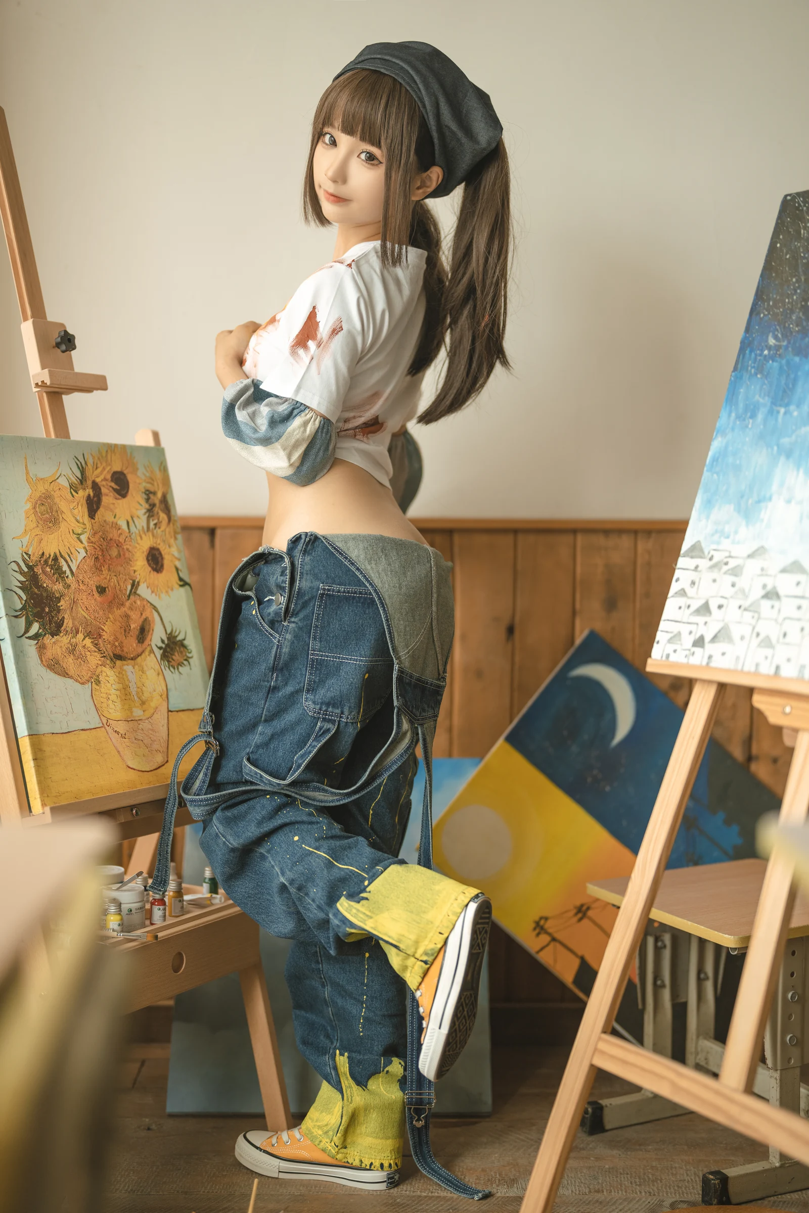 蠢沫沫 - NO.202 小画家 [110P-1.08GB] | chunmomo